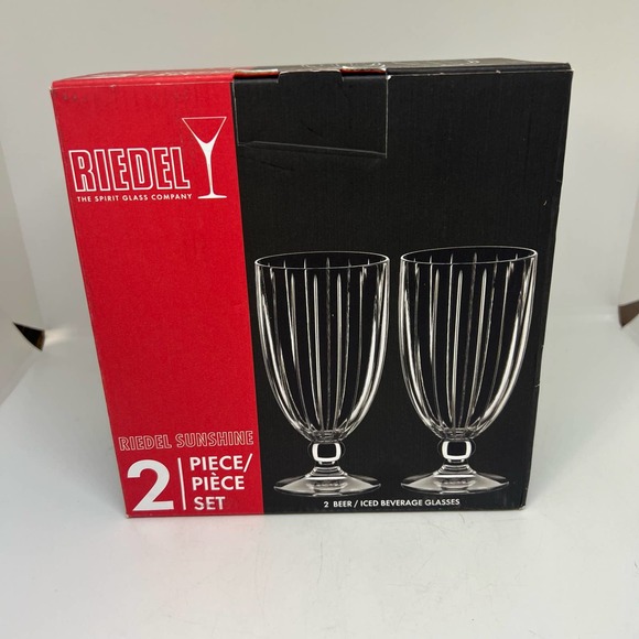 Riedel Dining New Riedel 2 Piece Beerbeverage Glasses Poshmark